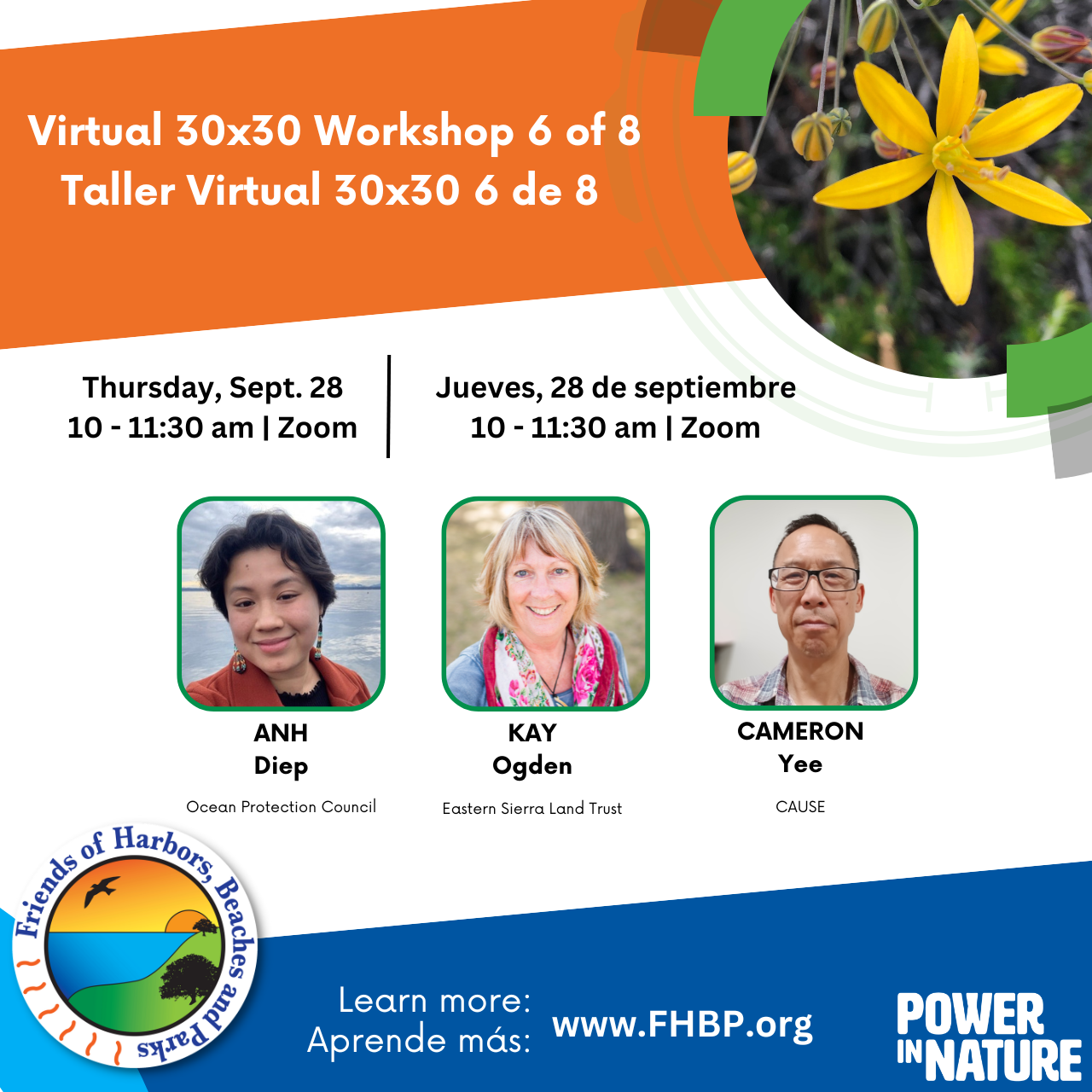 Workshop 6 Featured in Newsletter ⋆ Friends of Harbors, Beaches and Parks